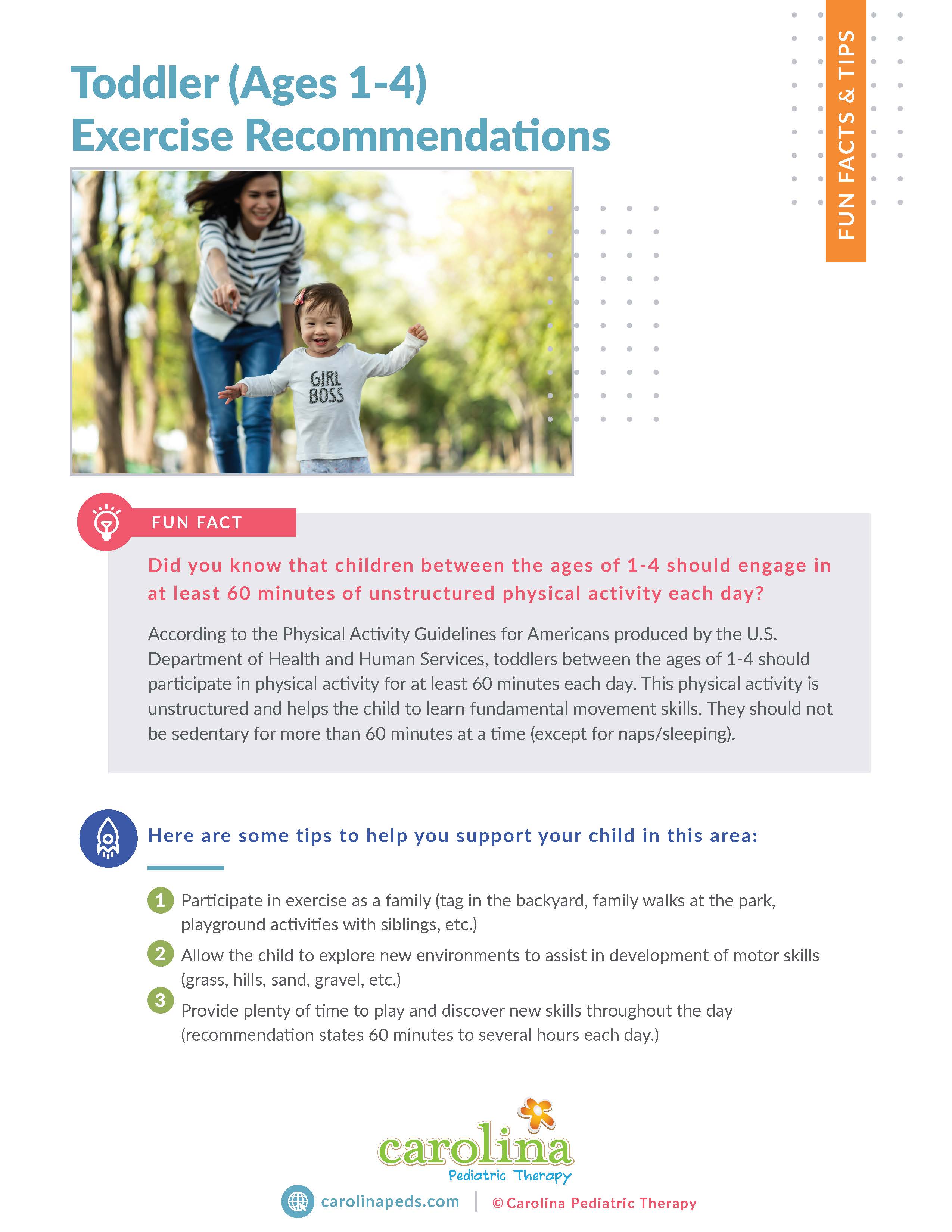 Exercise Recommendations for Kids