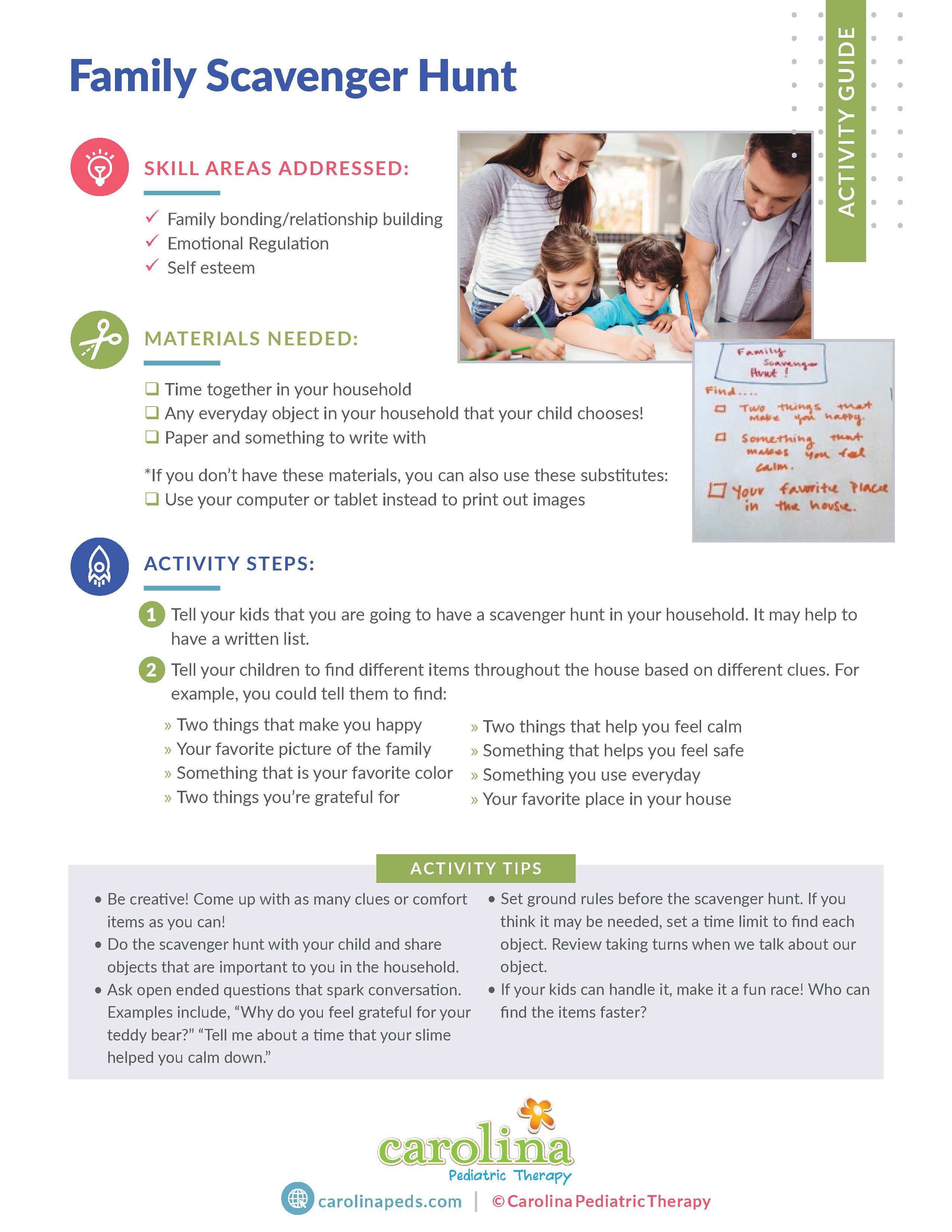 Family Scavenger Hunt